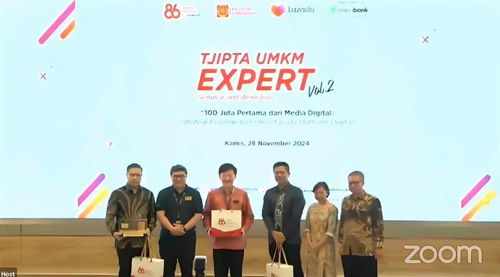 Gelar Tjipta UMKM Expert Vol. 2, Eka Tjipta Foundation Dorong UMKM Binaan Melek Digital