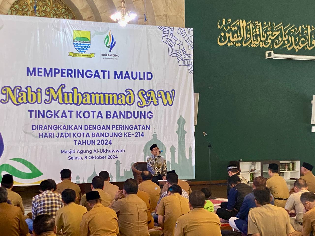 Khidmat dan Penuh Makna, Peringatan Maulid Nabi di Pemkot Bandung Pererat Ukhuwah ASN